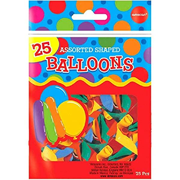 Balloon #6 Latex Plain Assorted 25's | OfficeWorks.ph