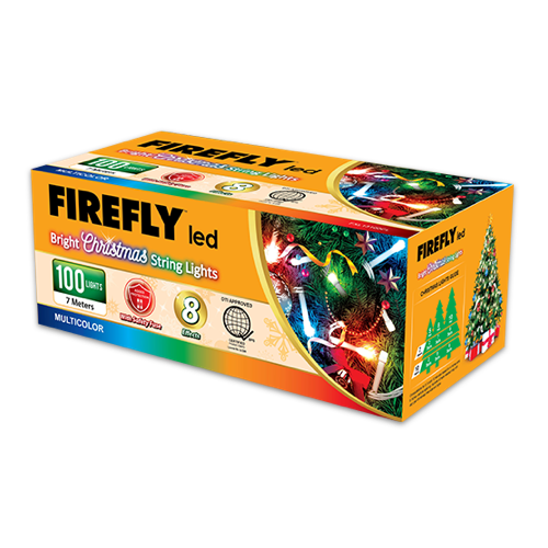 Firefly FXL13100CL Christmas Led 100 Lights 7M 7W 8 Effects (multicolor ...