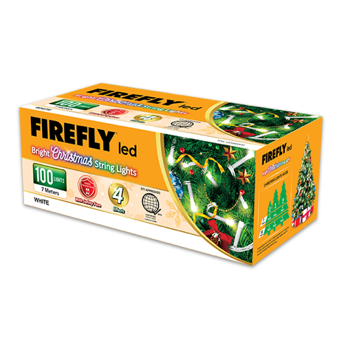 Firefly FXL13100WH Christmas Led 100 Lights 7M 7W 4 Effects (white ...
